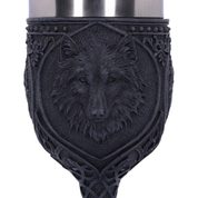 Night Wolf Goblet 19.5cm mugs, goblets, scarves Pagan decorations ...
