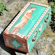 ROMANA PUELLA, Ancient Rome Wooden Box, replica wooden statues, plaques ...