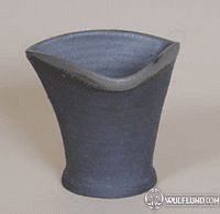 MEDIEVAL CUP, Bohemia, XIII. Century historical ceramics Feasting Wulflund