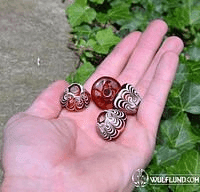 Merovingian glass bead, Replica historical glass beads, replica ...