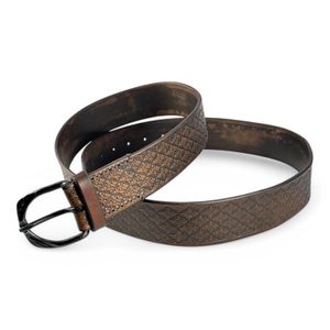 Leather belt, medieval motifs Wulflund