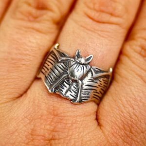 NOSFERATU silver ring Ag 925 Wulflund