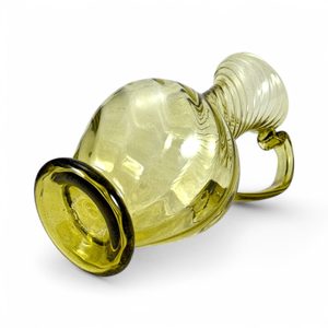 VERONA - jug, medieval green glass Wulflund