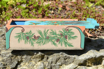 POMPEII HORTI, Ancient Rome Wooden Box, replica wooden statues, plaques ...