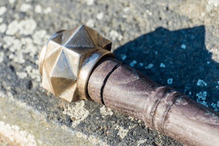 BULAWA, bronze mace with wooden shaft - wulflund.com