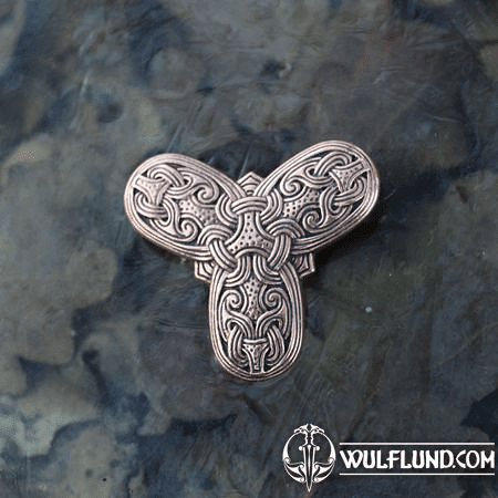 VIKING TREFOIL Bronze Brooch Costume brooches, fibulae bronze and brass ...