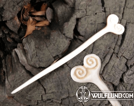 BONE HAIR PIN europe Bushcraft, Living History, Crafts - wulflund.com