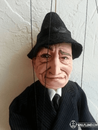 Mafioso, puppet marionette - wulflund.com