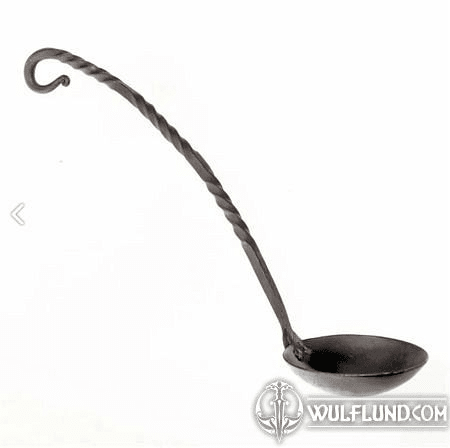 MEDIEVAL LADLE - hand forged forged iron home accessories Smithy Works ...