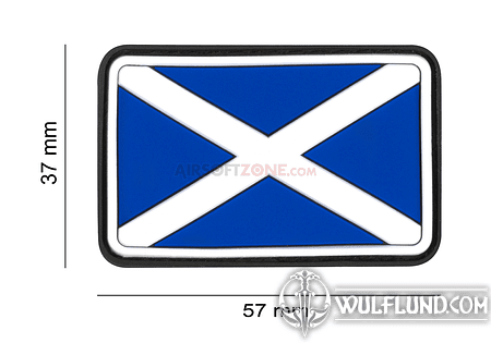 Scotland Flag Rubber Patch military patches Clothing - Outdoor ...