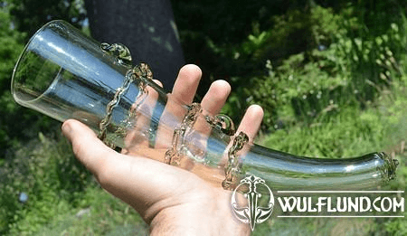 GLASS DRINKING HORN REPLICA We make history come alive!