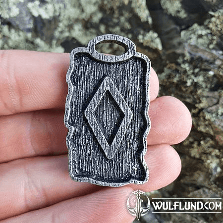INGWAZ, rune pendant, zinc Drakkaria Rune bijoux par catégorie ...
