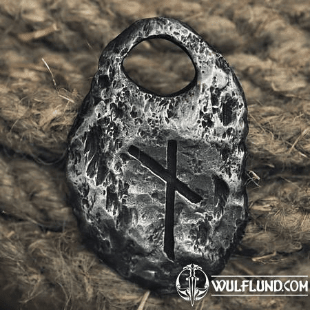 Naudiz Rune Pendant Drakkaria Rune bijoux par catégorie, Bijouterie ...