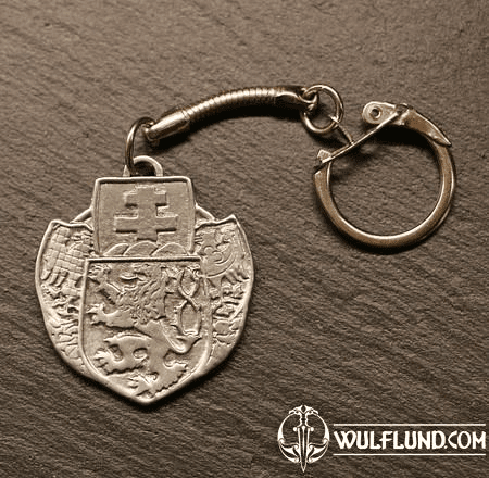Czechoslovak Legion, coat of arms, key ring, zinc Drakkaria All ...