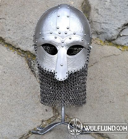 Viking helmet riveted aventail Wulflund