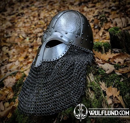 Viking helmet riveted aventail Wulflund