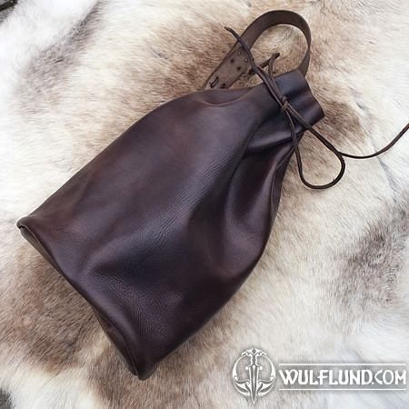 MEDIEVAL LEATHER BAG - KNAPSACK - GOTHIC RUCKSACK Wulflund