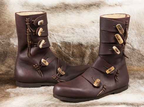 Fashion, footwear, viking, slavic boots Wulflund