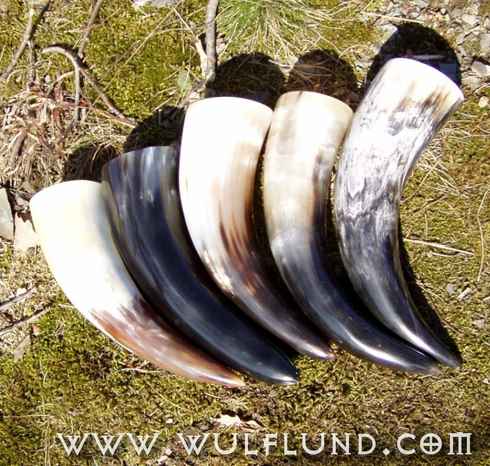Horn Products, drinking horns, page 2 We make history come alive!