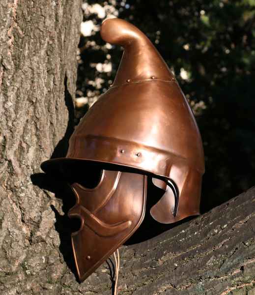 Athenian hoplite helmet Wulflund