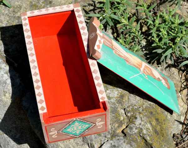 ROMANA PUELLA, Ancient Rome Wooden Box, replica Wulflund