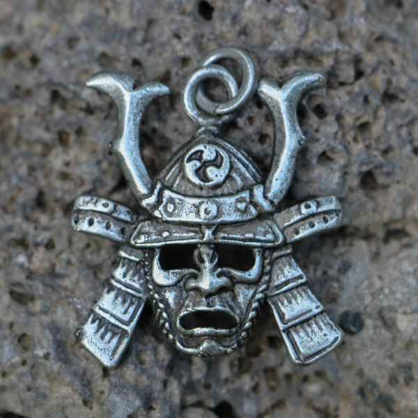 SAMURAI Pendant, Zinc, Antique Silver Drakkaria All pendants, our ...