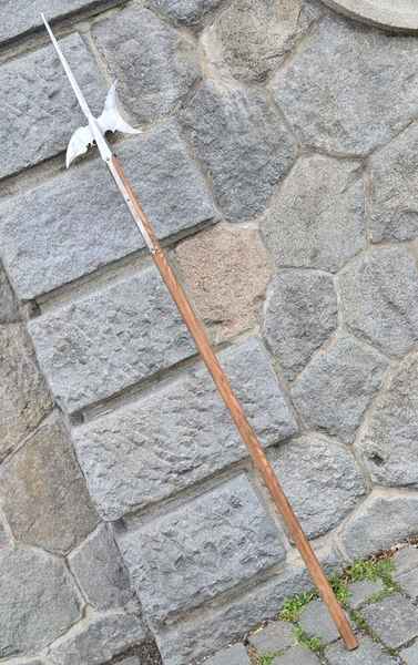Halberd, replica of a two-handed pole weapon Wulflund