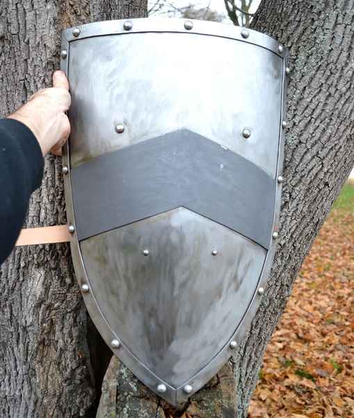 MEDIEVAL COMBAT SHIELD, steel Wulflund
