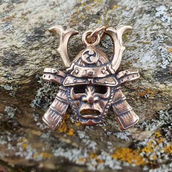SAMURAI Bronze Pendant Drakkaria Pendants Bronze jewellery, Jewellery ...