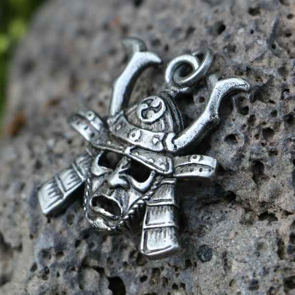 SAMURAI Pendant, Zinc, Antique Silver Drakkaria All pendants, our ...