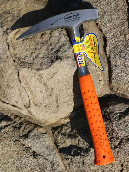 Geology Rock Hammer, Estwing, 900 g - orange Wulflund