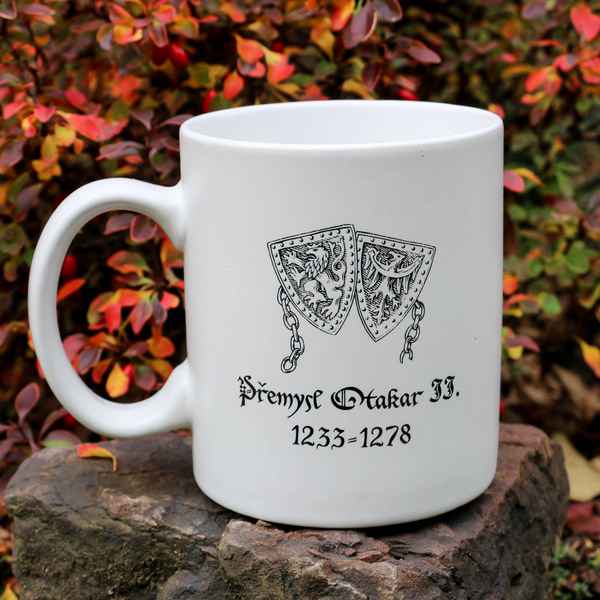 PREMYSL OTAKAR II. of Bohemian, medieval mug Wulflund