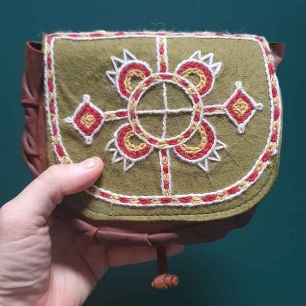 SÁMI leather Bag - Laponia inspiration Wulflund