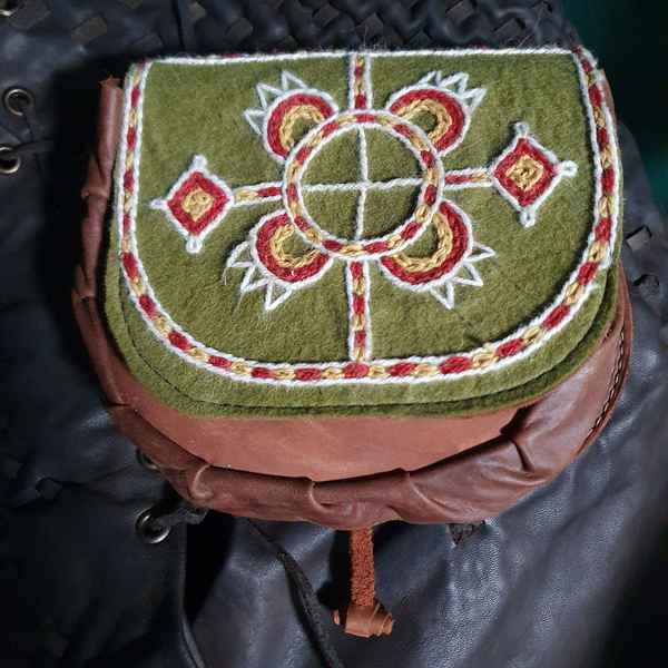 SÁMI leather Bag - Laponia inspiration Wulflund