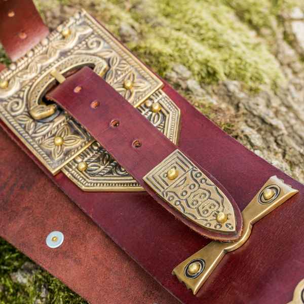 ROMAN BELT, Cingulum, Late Rome Leather Belts Leather Products Wulflund
