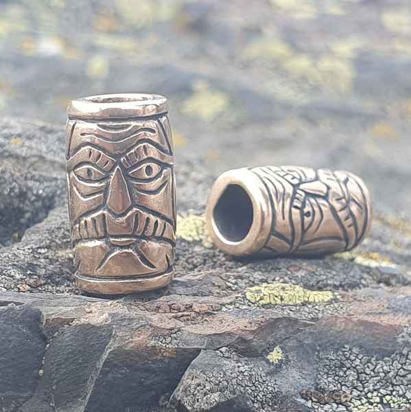 VIKING BEARD RING, bronze Wulflund