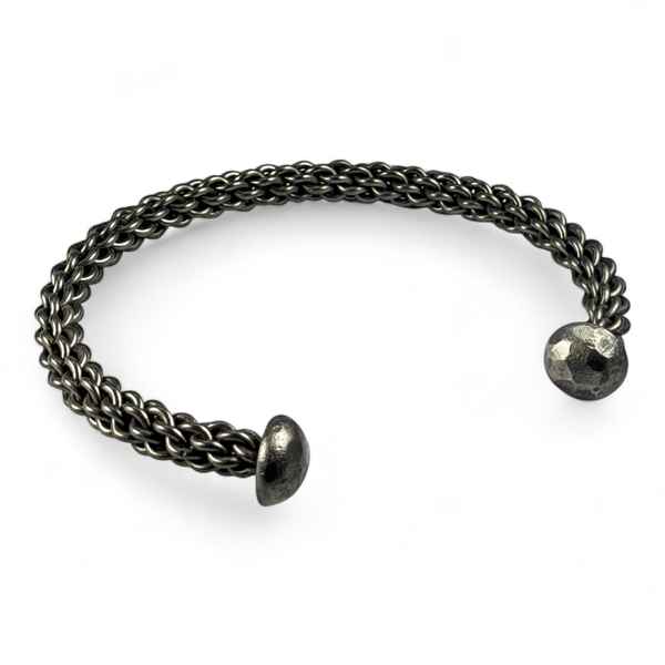HAND FORGED and BRAIDED STEEL TORC Wulflund