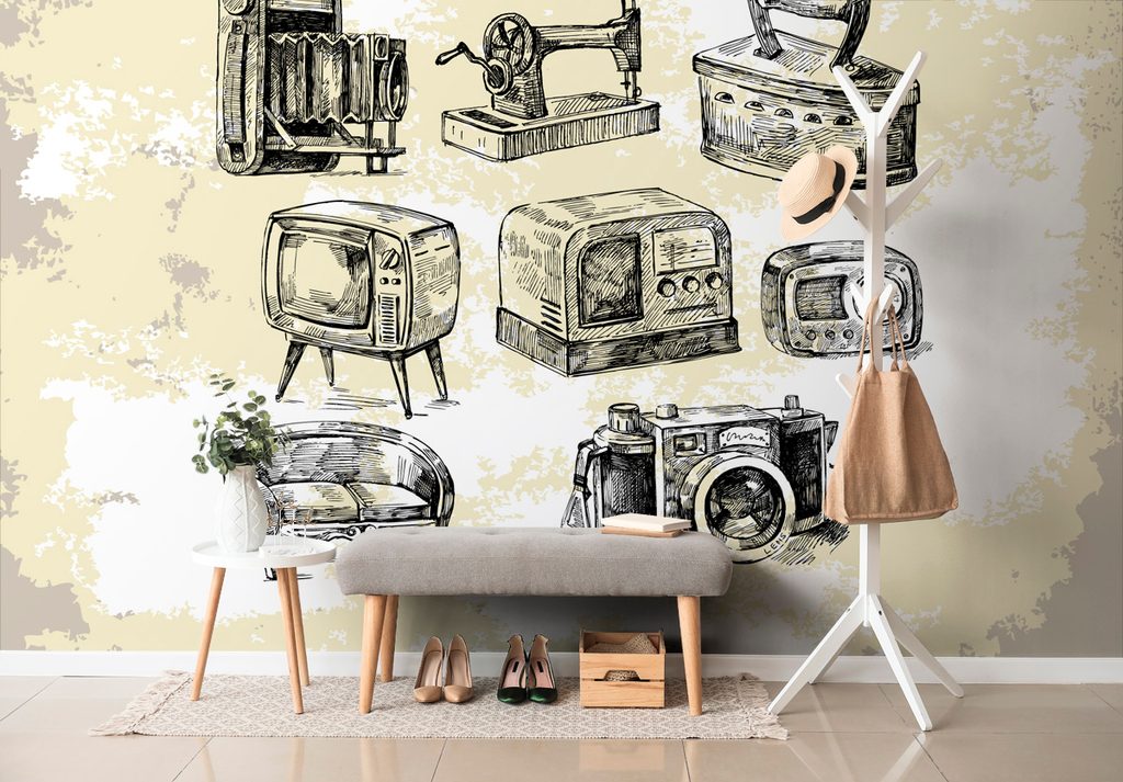 Wallpaper from retro life | Dovido.com