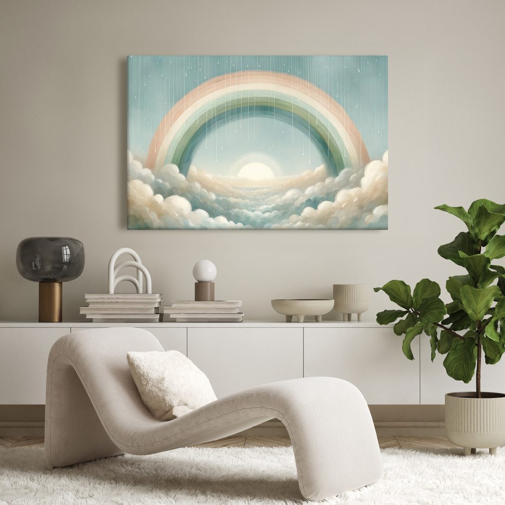 Slika duga iznad mora oblaka | Dovido.hr