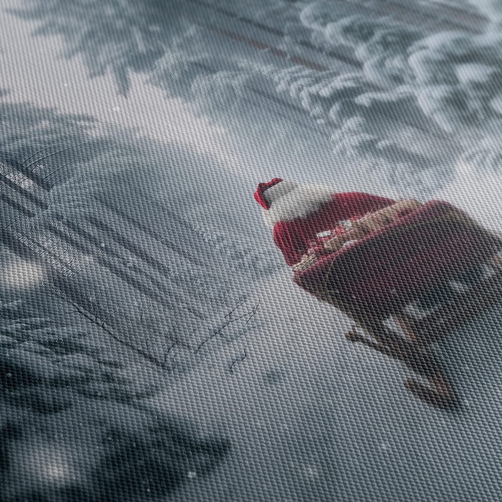 Kép mikulás karácsonyi útja az erdőben | Dovido.hu