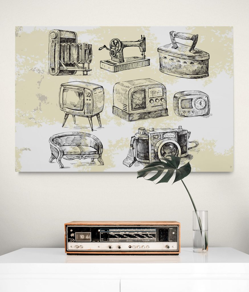 Obraz retro život | Dovido.sk