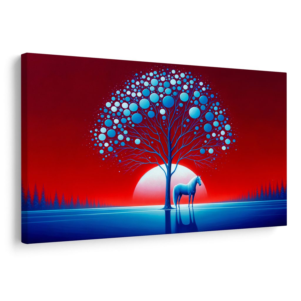 Slika stablo života s konjem | Dovido.hr