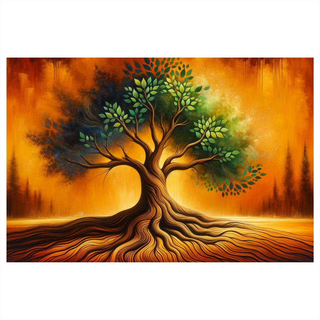 Slika stablo života u sjaju | Dovido.hr