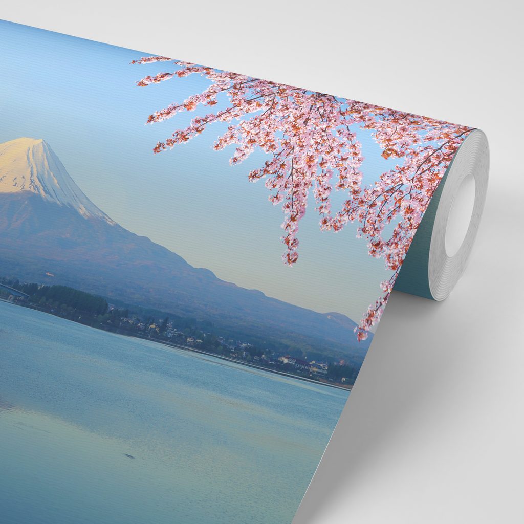 Wall mural lake view of Mount Fuji | Dovido.com