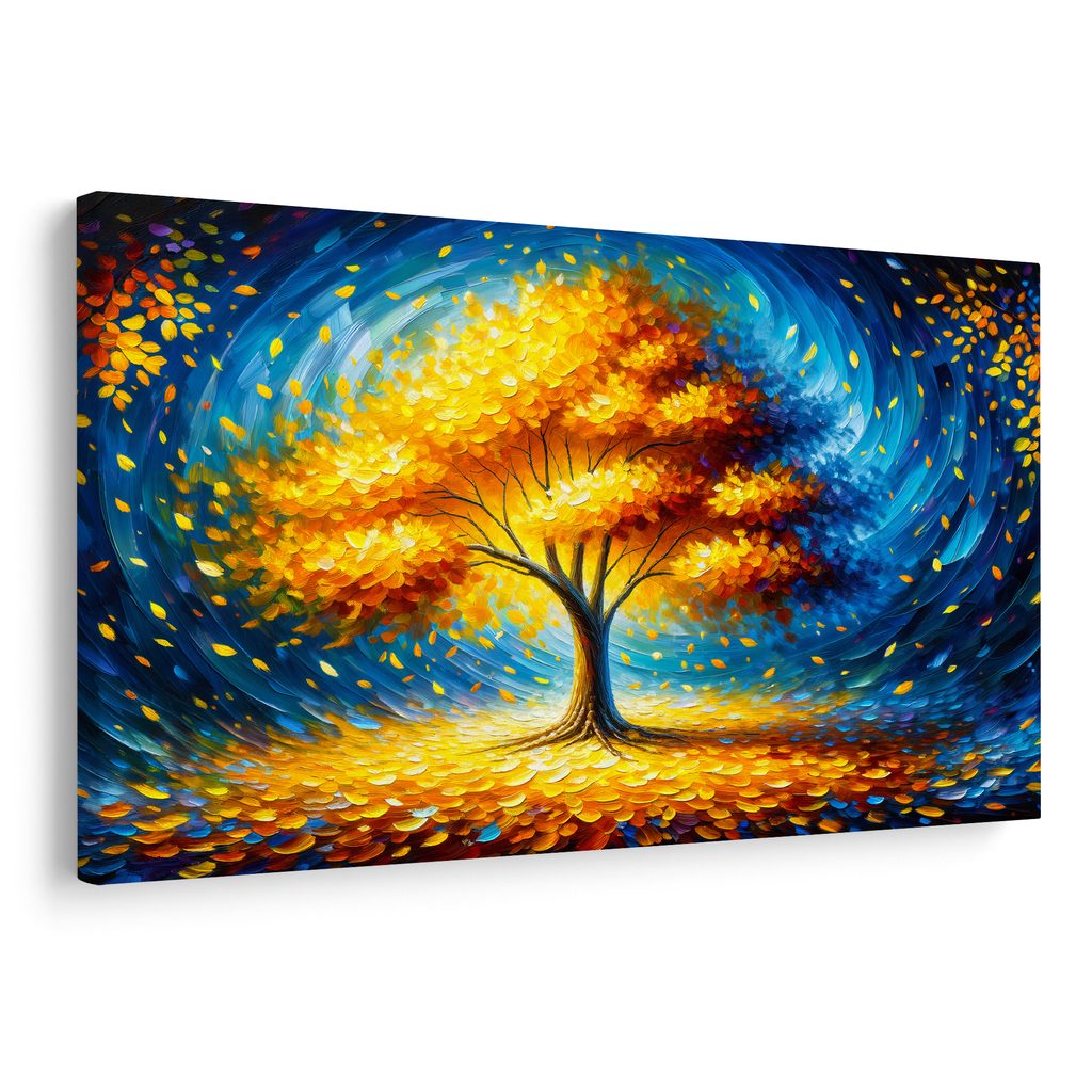 Slika sjajno stablo života noću | Dovido.hr