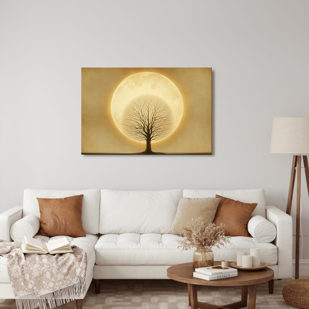 Slika drevo življenja pred luno | Dovido.si