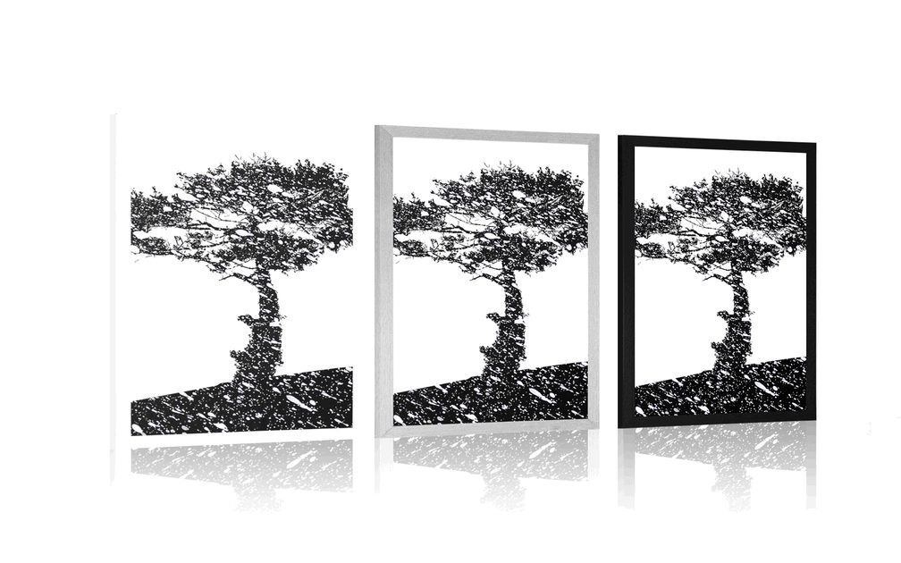 Poster siluetă de copac | Dovido.ro