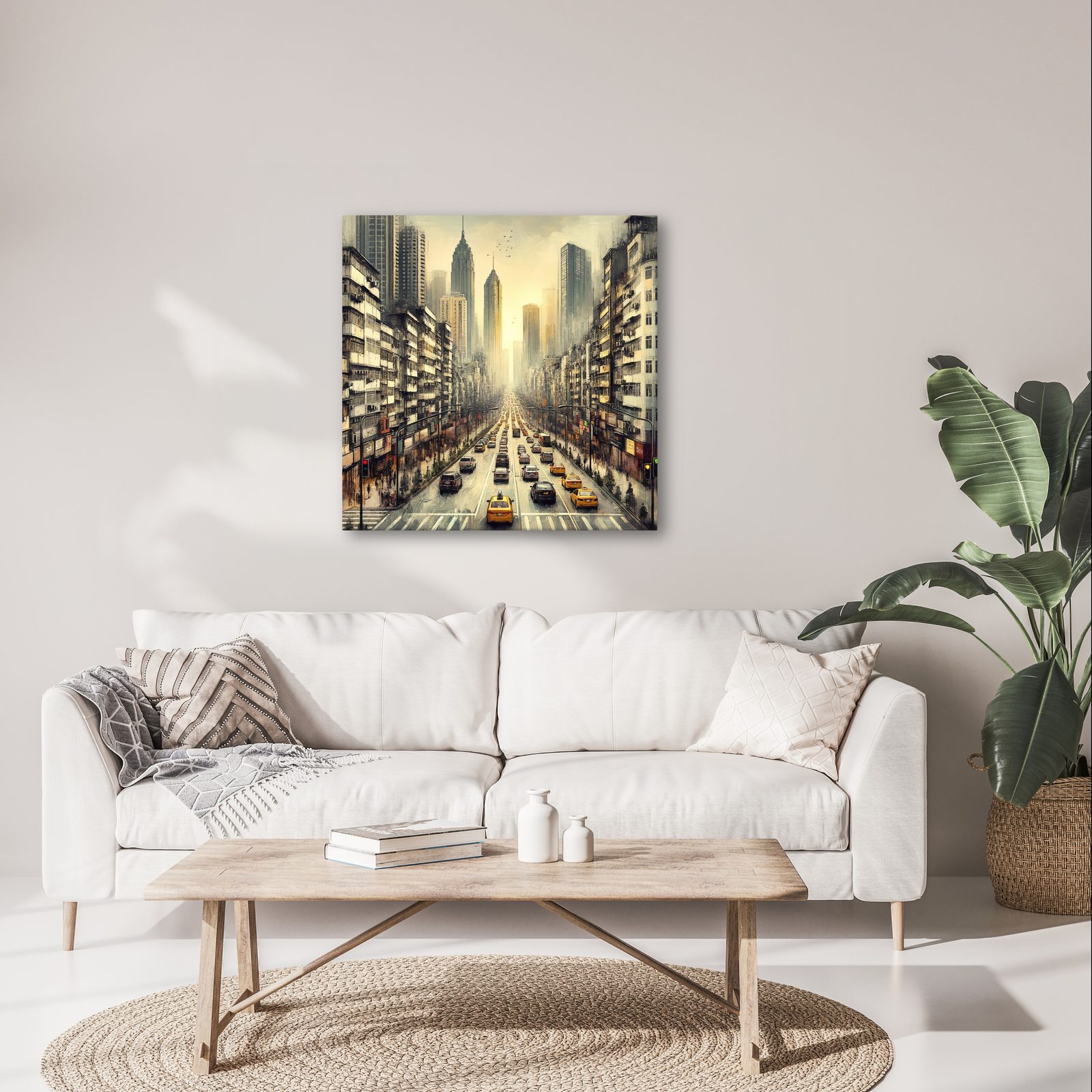 Slika večerni vrvež velemesta | Dovido.si