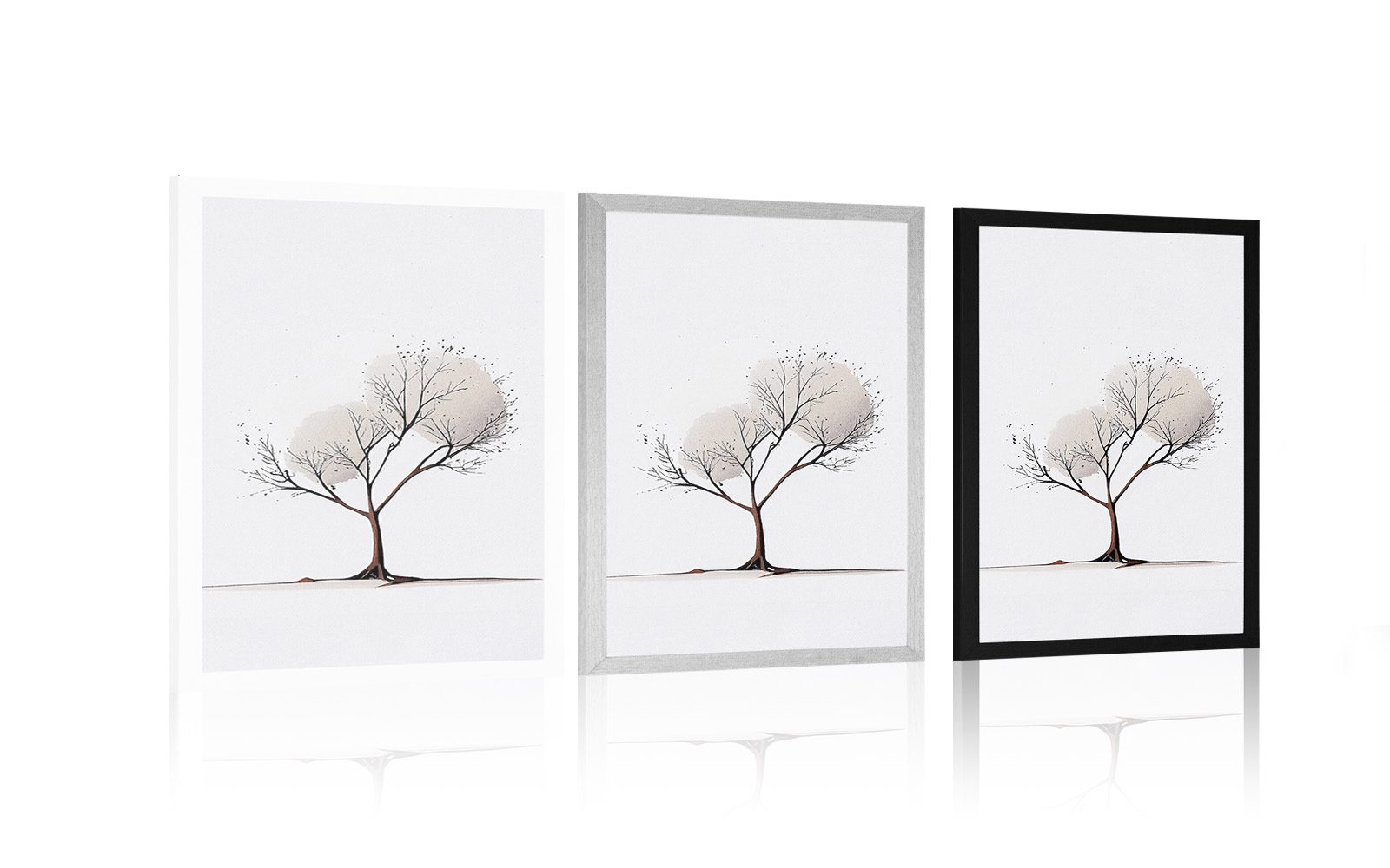 Poster copac fără frunze minimalist | Dovido.ro