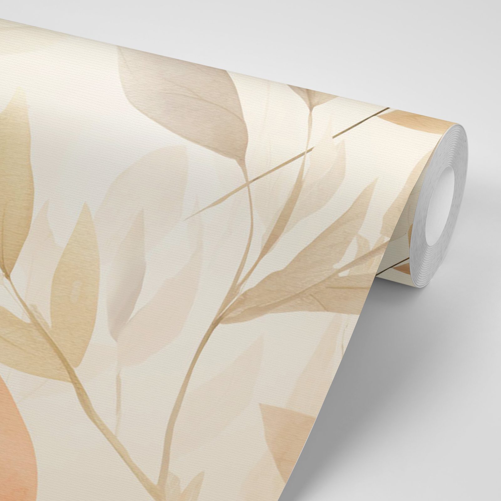 Tapet frunze delicate minimaliste | Dovido.ro